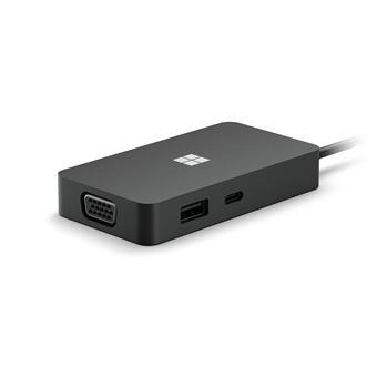 Hub USB-C 5 en 1 Microsoft Noir - Hub USB - Achat & prix | fnac