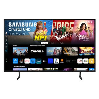 TV Samsung Crystal TU55DU7175 140 cm 4K UHD Smart TV 2024 Noir - TV LED ...