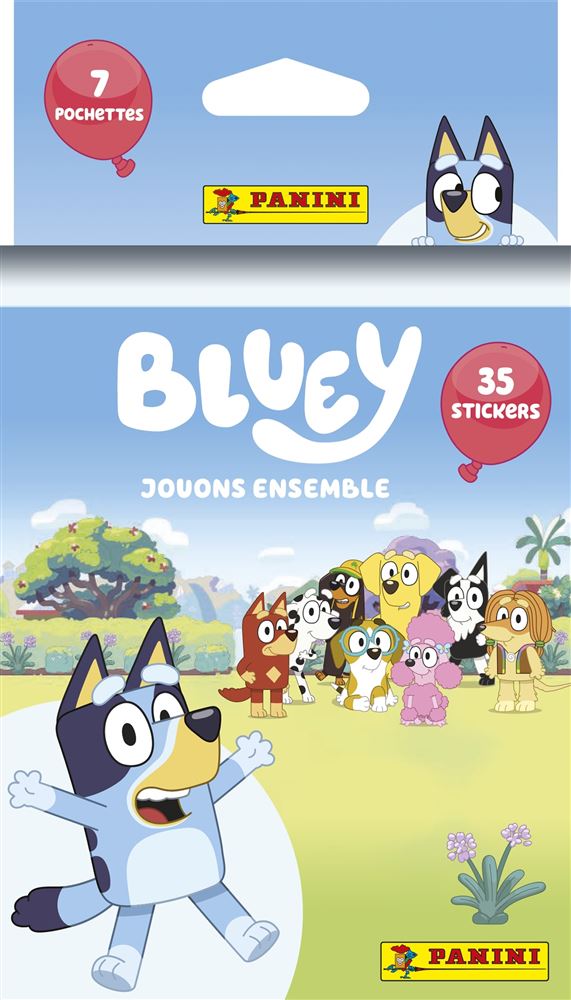 Cartes à collectionner Panini Bluey 2 Blister 7 pochettes - Carte à ...