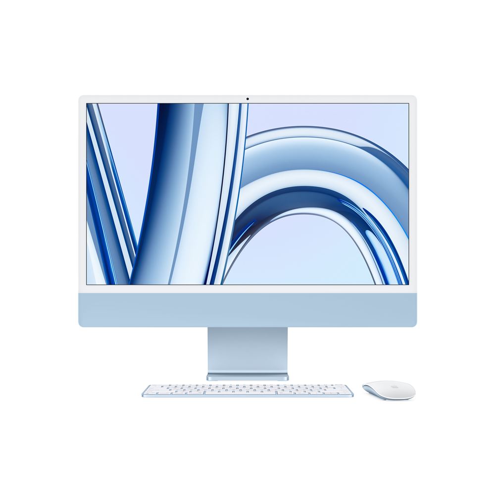 Apple iMac 24" écran rétina 4,5K 256 Go SSD 8 Go RAM Puce M3 CPU 8 ...