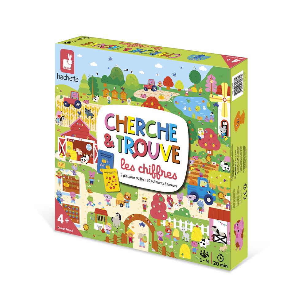 Casse-tête Janod Cherche et trouve les chiffres - Casse-tête | fnac Suisse