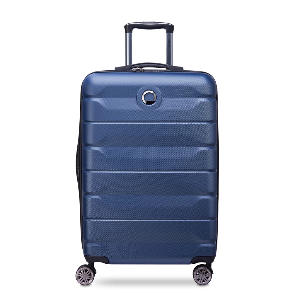 Valise Trolley Extensible Delsey Air Armour 4 roues 68 cm Bleu Nuit ...