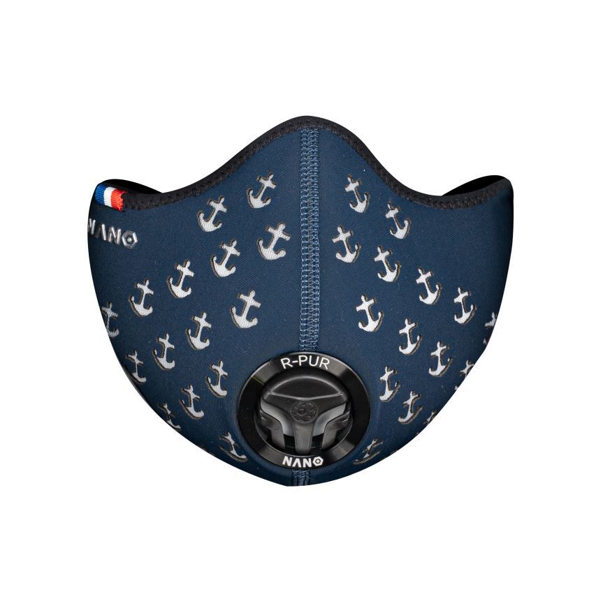 Masque antipollution R-PUR Nano One Ancre Bleu - Masque et protection ...