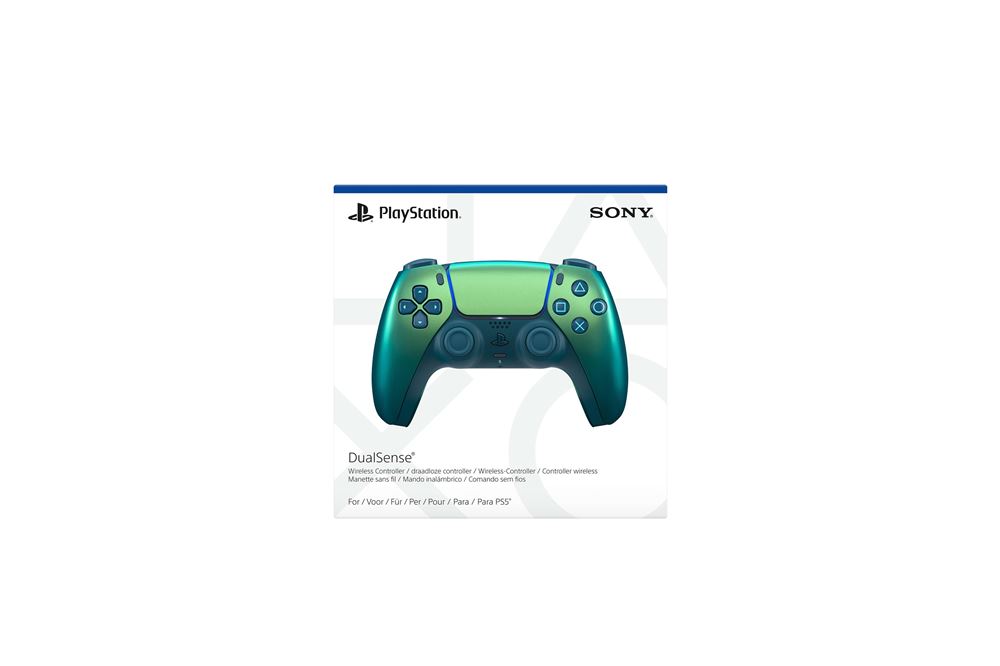 Manette sans fil Sony DualSense Chroma Teal pour PS5 et PC Vert Métal ...