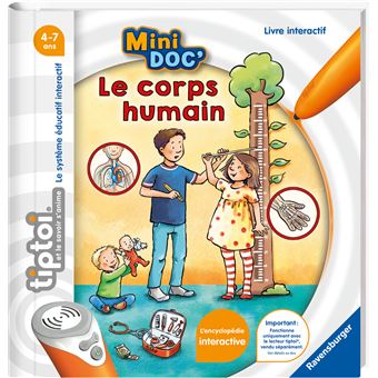 Livre interactif Ravensburger Tiptoi Mini Doc Le corps humain - Autre jeux éducatifs et ...