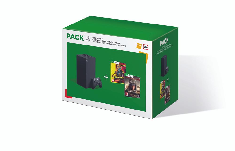 Pack Fnac Console Xbox Series X Noir + Cyberpunk 2077: Ultimate Edition ...