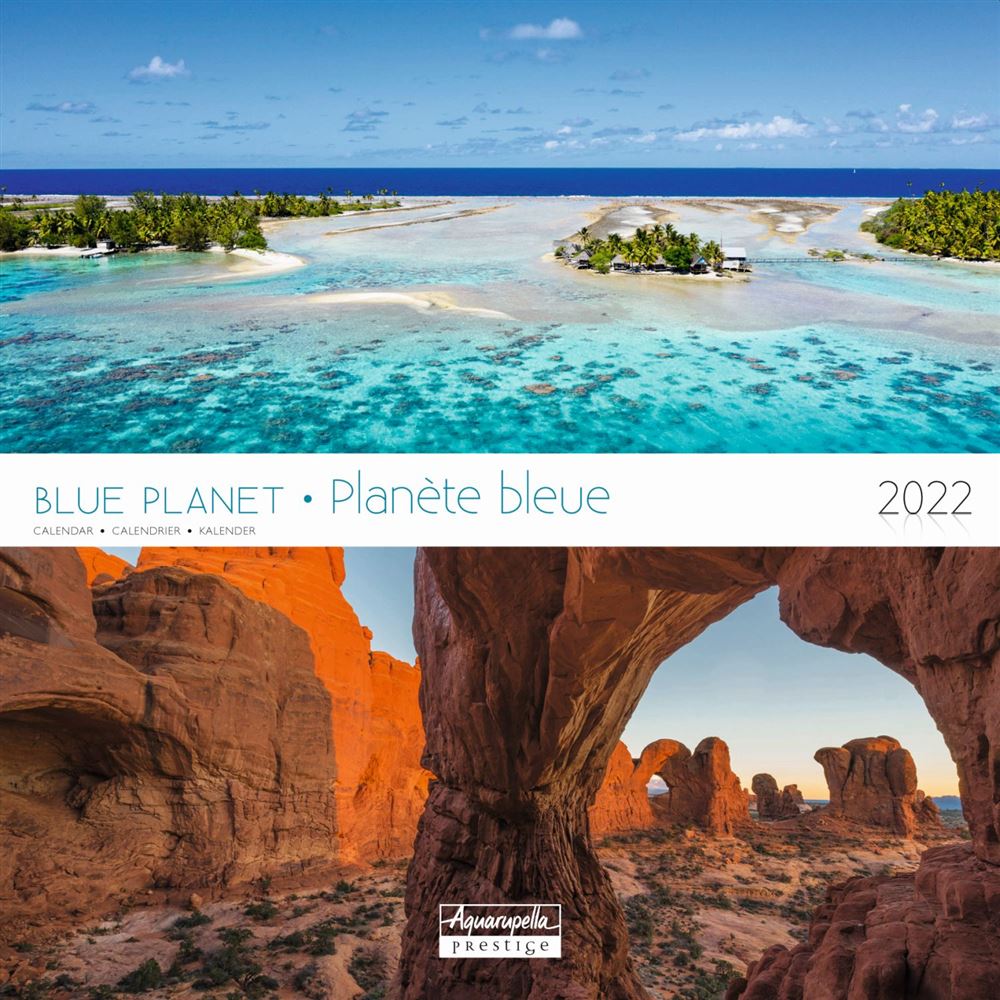 Calendrier Pictura 2022 Planète bleue 30 x 30 cm - Calendrier planning ...