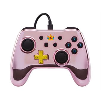 Manette filaire Nintendo Switch Chrome Peach - Accessoire console de ...