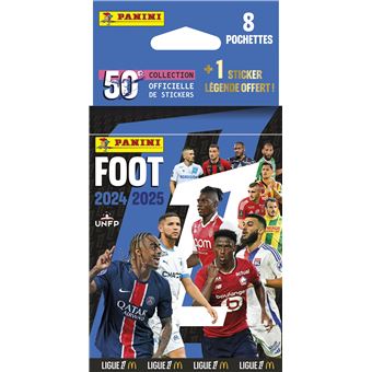 Carte à collectionner Panini Foot 2024-2025 Ligue 1 McDonald's Blister ...
