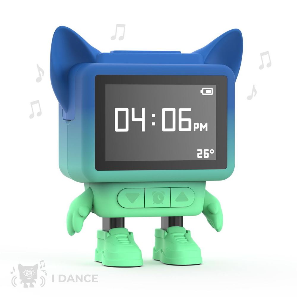 Réveil Dancing Clock MOB Bleu - Autre jeux éducatifs et électroniques ...