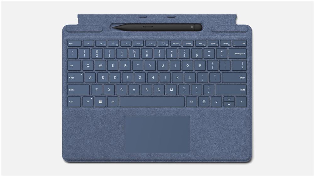 Clavier Microsoft Signature pour Surface Pro X, 8 et 9 avec stylet Bleu ...