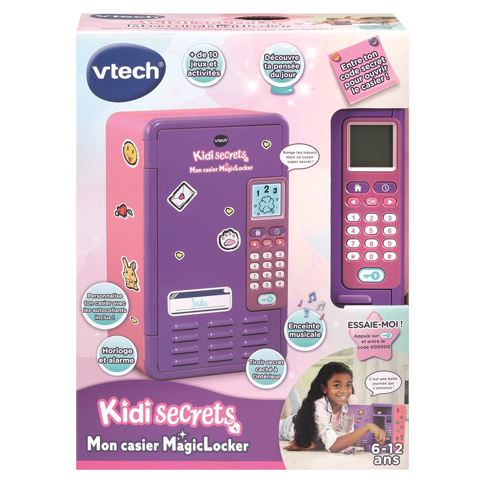 Jeu électronique Vtech Kidsecrets Mon Casier Magilocker Rose - Autre ...