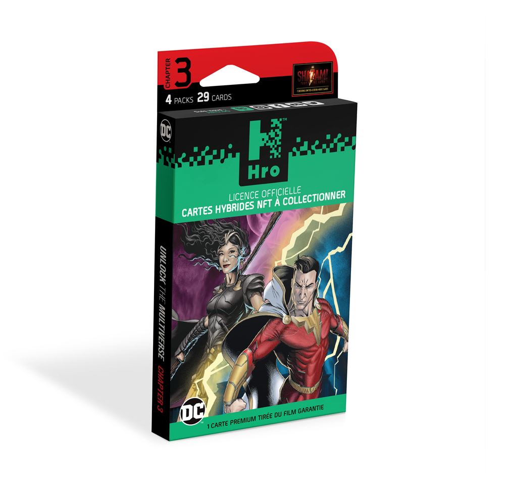 4 Packs Premium Cartes à collectionner hybrides Dc Comics Hro Chapter 3 ...