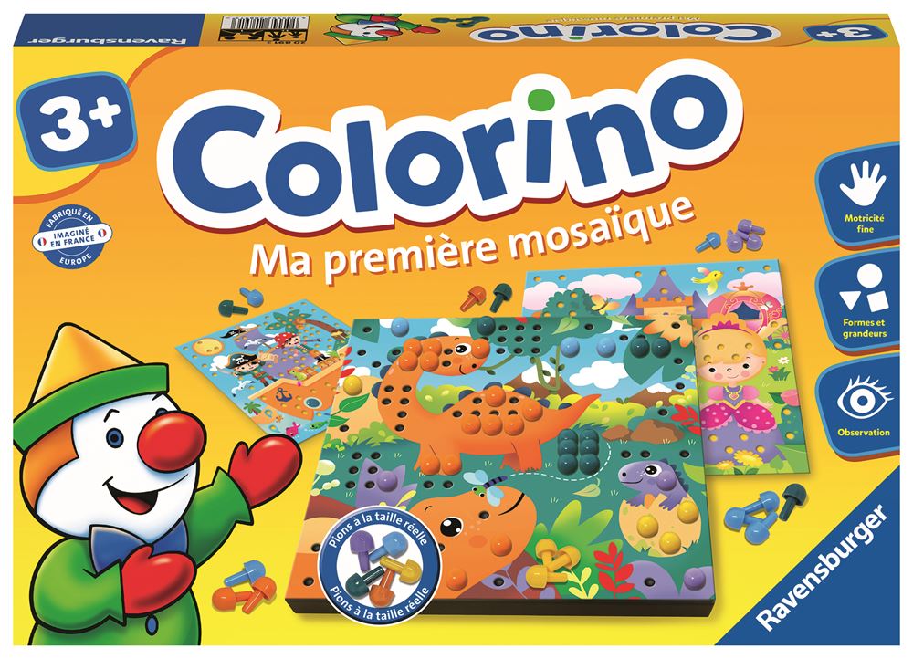 Jeu éducatif Ravensburger Colorino Ma première mosaïque - Autre jeux éducatifs et électroniques ...