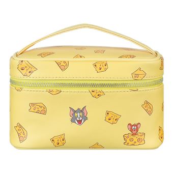 Trousse à maquillage Miniso Tom et Jerry Jaune - Trousse à maquillage ...