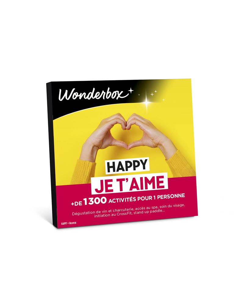 Coffret cadeau Wonderbox Happy Je t’aime - Coffret cadeau - Achat ...