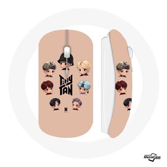 Souris Sans Fil BTS TinyTAN Animation Affiche RM Jin Suga J-Hope Jimin V Et Jungkook (Maniacase ...