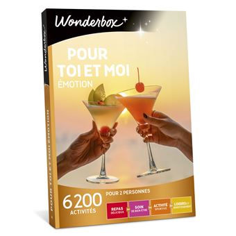 Coffret cadeau Wonderbox Pour toi et moi Emotion - Coffret cadeau ...