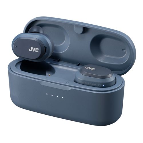 Ecouteurs sans fil Bluetooth à réduction de bruit JVC HA-A50T True Wireless Bleu - Ecouteurs ...