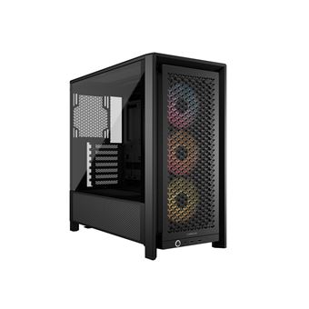 Boîtier PC Corsair FRAME 4000D RS moyen tour noir ARGB avec panneau ...
