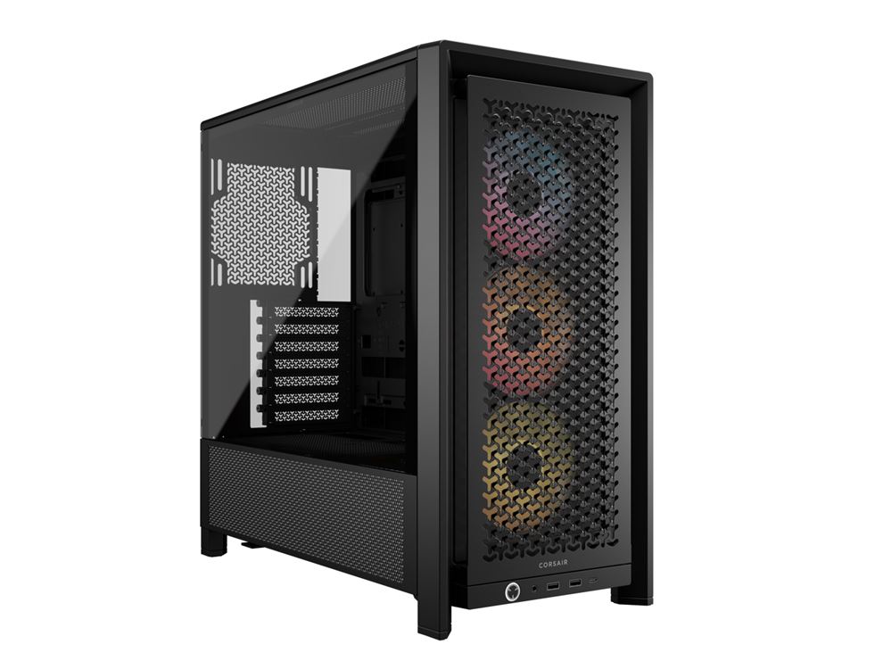 Boîtier PC Corsair FRAME 4000D RS moyen tour noir ARGB avec panneau ...