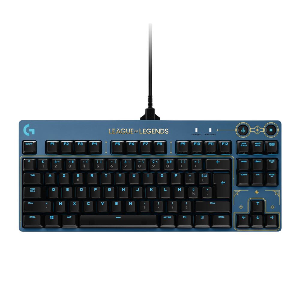 Clavier Gaming Mécanique Logitech G Pro Lightsync Edition League of ...