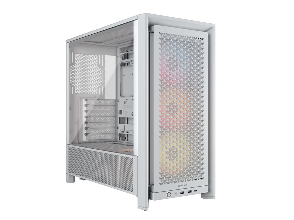 Corsair PC-behuizing FRAME 4000D RS Mid-tower Wit ARGB met zijpaneel ...