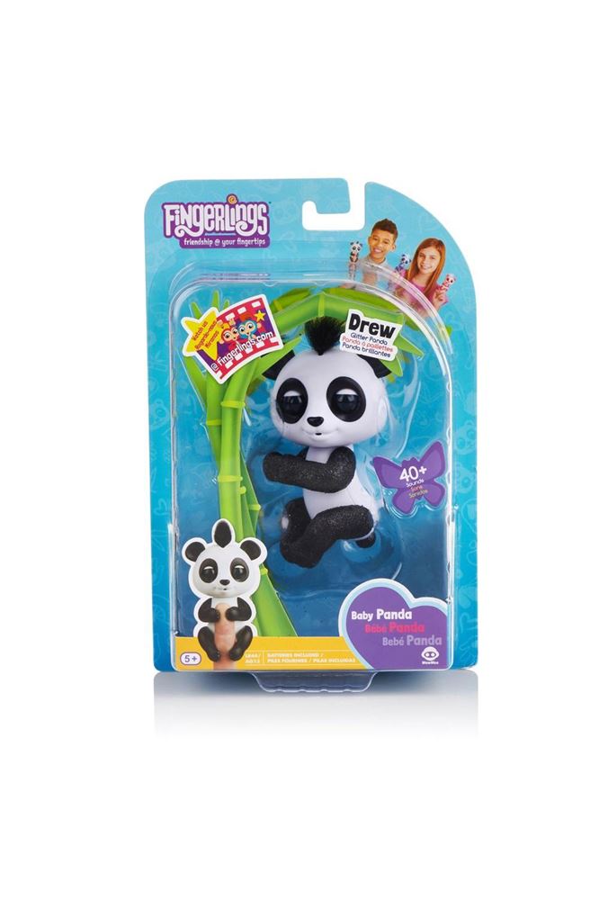 FINGERLINGS BEBE PANDA INTERACTIF NOIR - Autre jeux éducatifs et ...