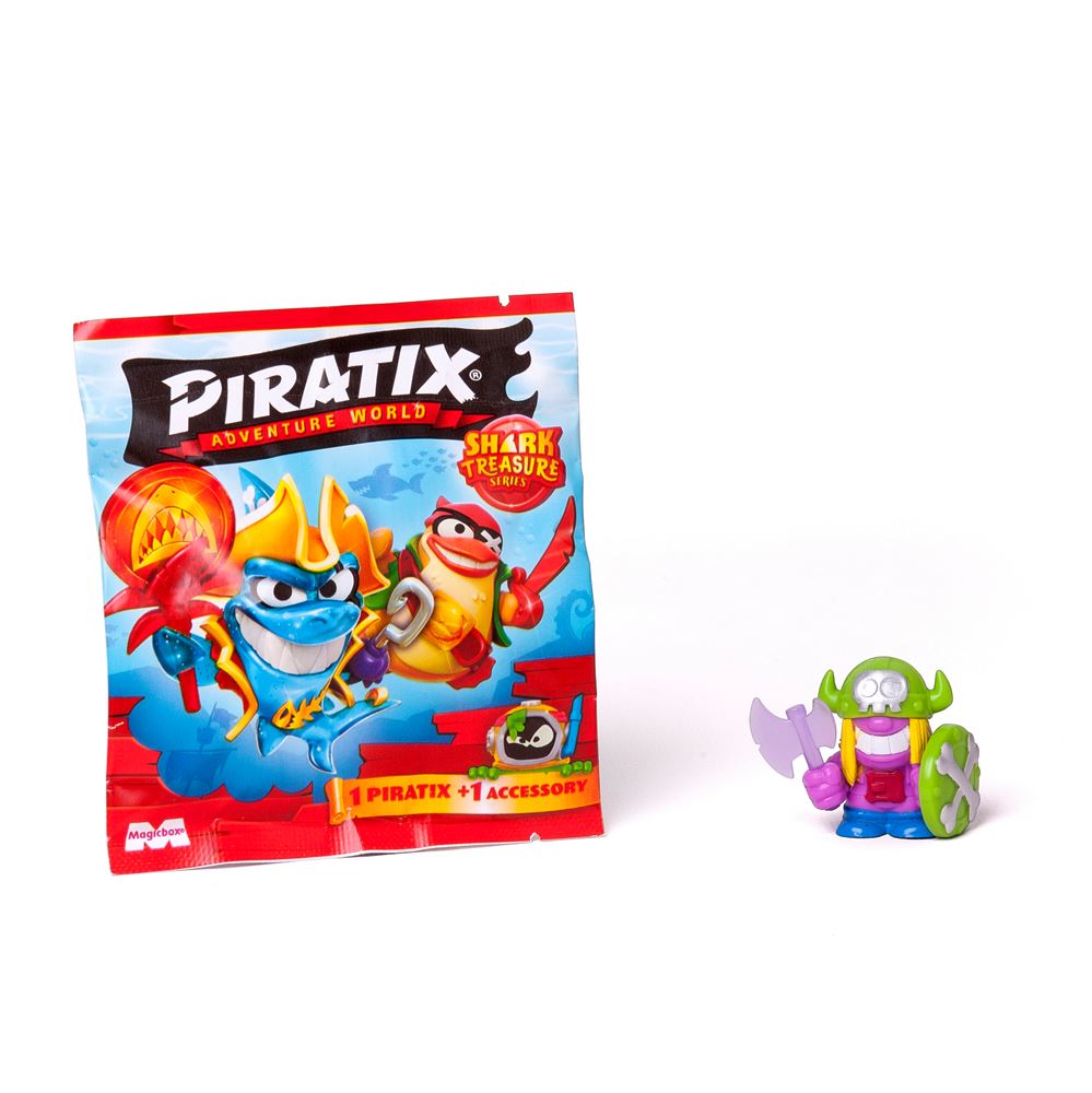 Figurine Piratix Adventure World Shark Treasure Series 1 piratix + 1 ...