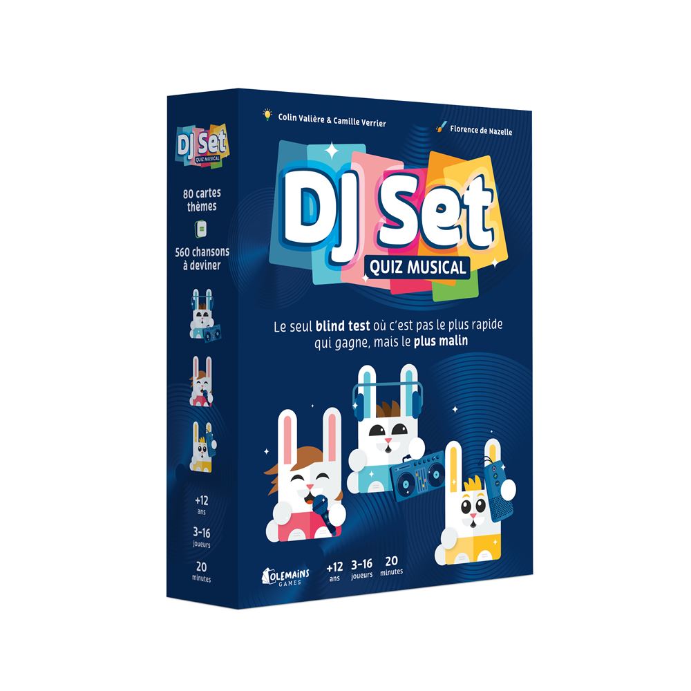 Jeu d'ambiance Olemains Games DJ Set Quiz Musical - Jeux d’ambiance ...