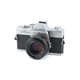 Appareil photo argentique Minolta SR-T 100b + 50mm f1.7 MD Noir et Gris ...
