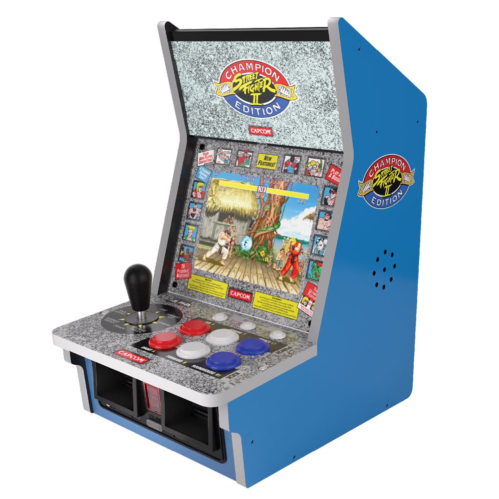 Console rétrogaming Just For Games Evercade Alpha Street Fighter Bartop ...