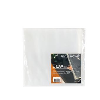 Pack de 25 pochettes Enova Hifi PEV 25 HC 45T pour disques vinyle 45 ...