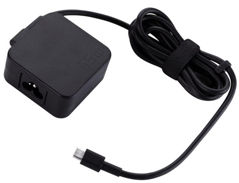 Chargeur secteur USB Type C 65 Watts pour PC Portable Asus Noir ...