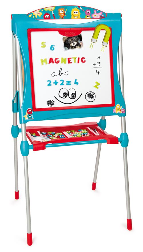 Tableau des Grands Smoby Double face Bleu - Tableau et pupitre - Achat ...