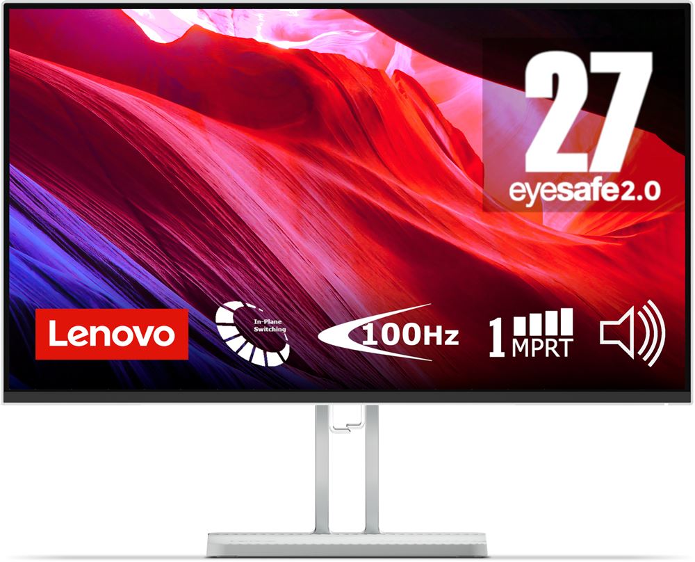 Ecran PC Lenovo L27I-4A 27" Full HD Blanc - Ecrans PC - Achat & prix | fnac