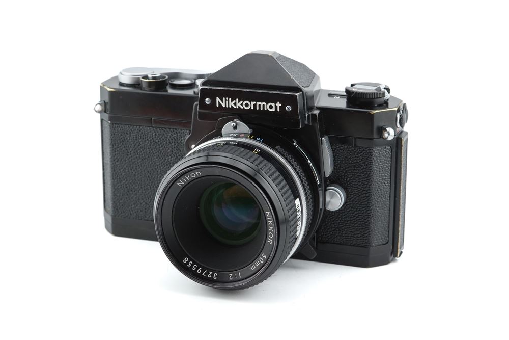 Appareil photo argentique Nikon Nikkormat FTN + 50mm f2 Nikkor Pre-AI Noir Reconditionné ...