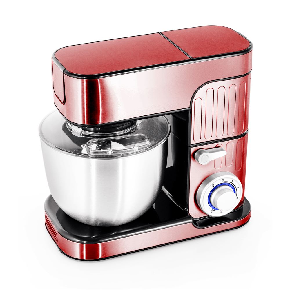 Robot multifonction pétrin Kitchen Cook Antara_Pro 1300 W 5,5 L Rouge ...