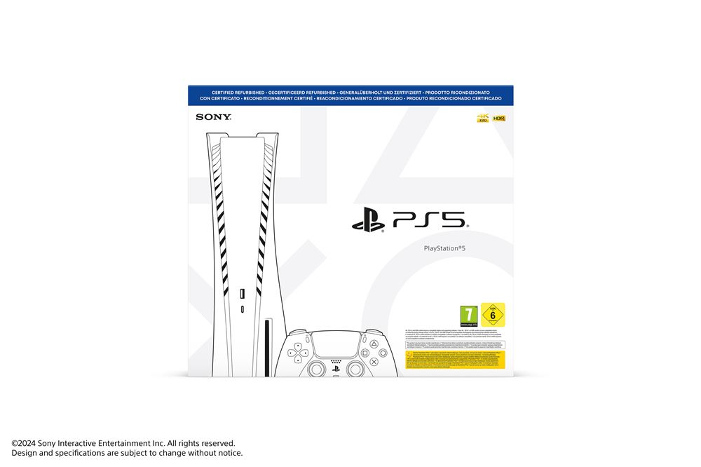 Console Sony PS5 Edition Standard chassis A Blanc et Noir Reconditionné ...