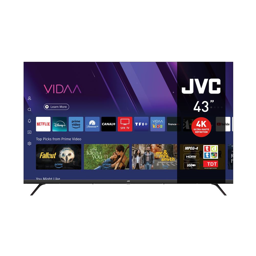 TV LED JVC LT-43FV140 43" 4K UHD 2025 - TV LED/LCD | fnac Belgique