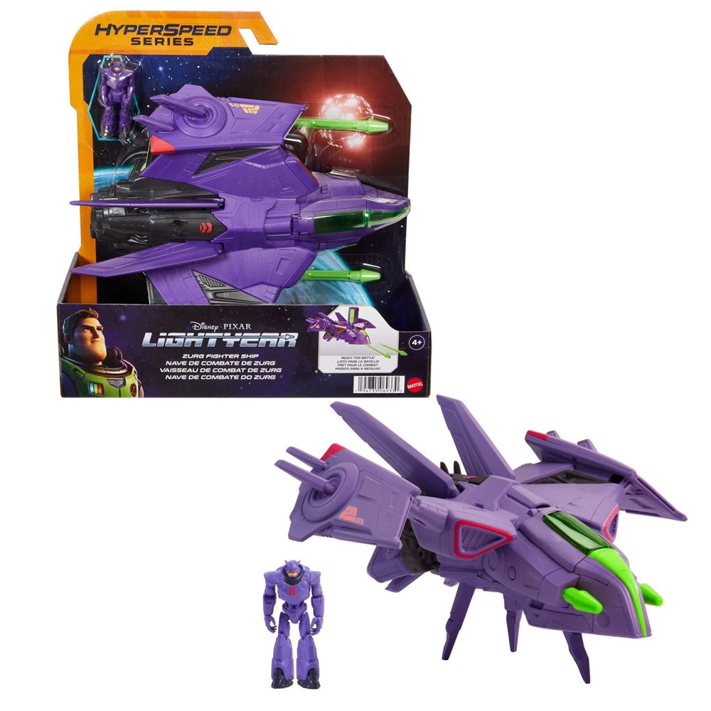 Figurine Disney Pixar Buzz l'éclair Vaisseau de combat de Zurg - Autres ...