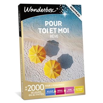 Coffret cadeau Wonderbox Pour toi et moi Rêve - Coffret cadeau - Achat ...