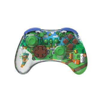 Manette sans fil Pdp Realmz Minecraft Forest Biome pour Nintendo Switch ...