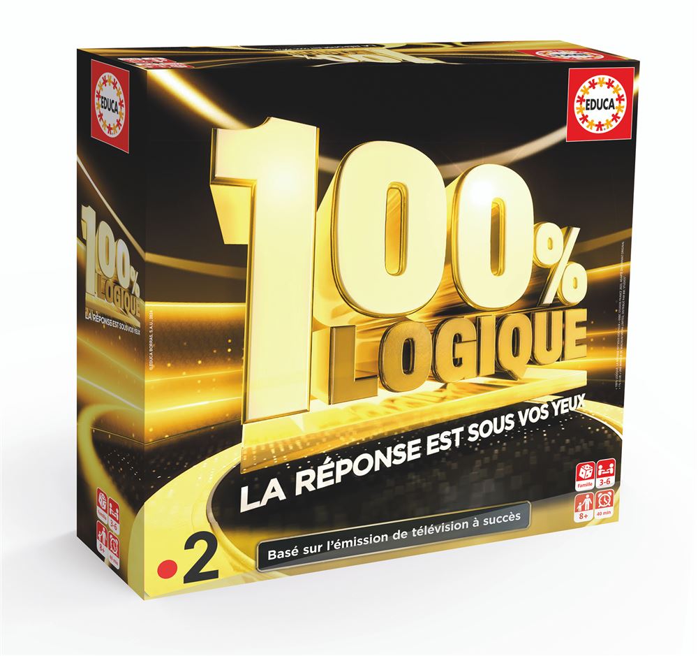 Jeu d'ambiance Educa 100% Logique La réponse est sous vos yeux - Jeux d’ambiance - Achat & prix ...
