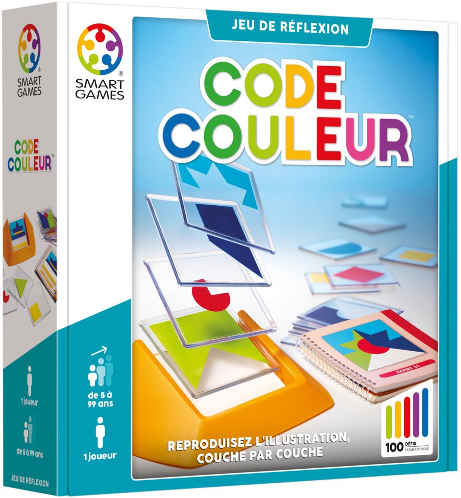 Jeu de stratégie Smart Games Code couleur - Jeu de stratégie - Achat ...