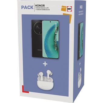 Pack Smartphone Honor Magic 6 Lite 6,78" 5G Double nano SIM 256 Go Noir ...