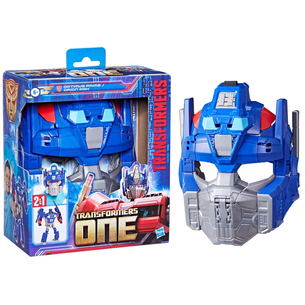 Figurine Masque 2 en 1 Transformers One Optimus Prime Orion Pax ...