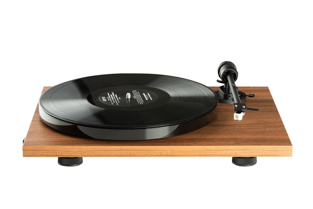 Platine vinyle Pro-Ject E1 BT Noyer avec cellule Audio-Technica AT3600L ...