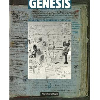 Genesis Manuscrit : recherche, invention Tome 11 - broché - Collectif - Achat Livre | fnac