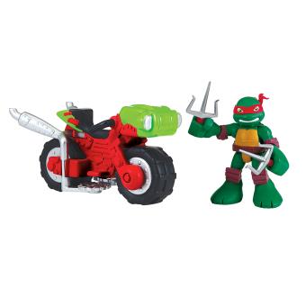 Coffret Personnage de 6 CM et Véhicule Teenage Mutant Ninja Turtles Pre ...